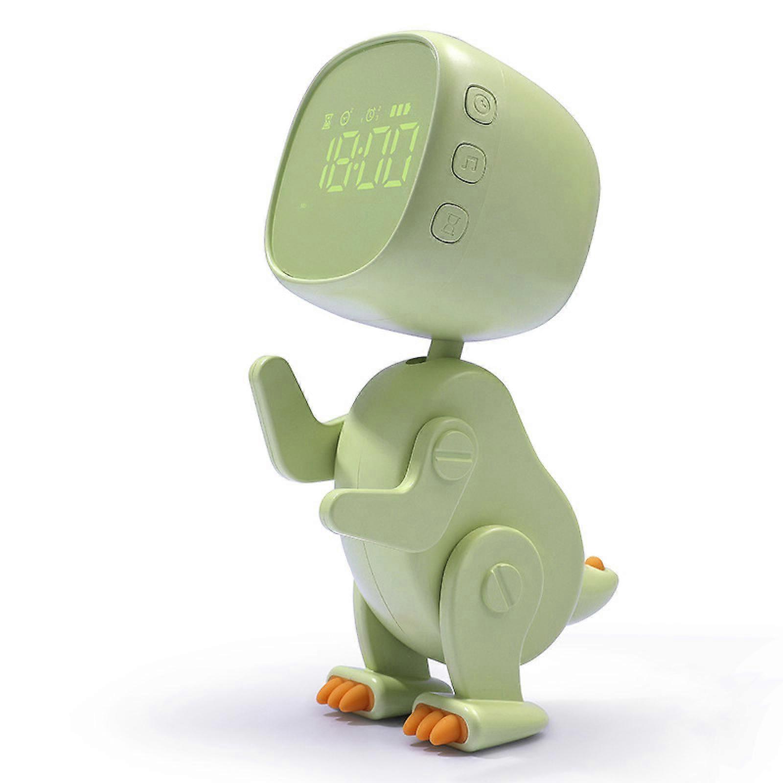 Children's Alarm Clock, Dinosaur Alarm Clock, Rechargeable Learning ...