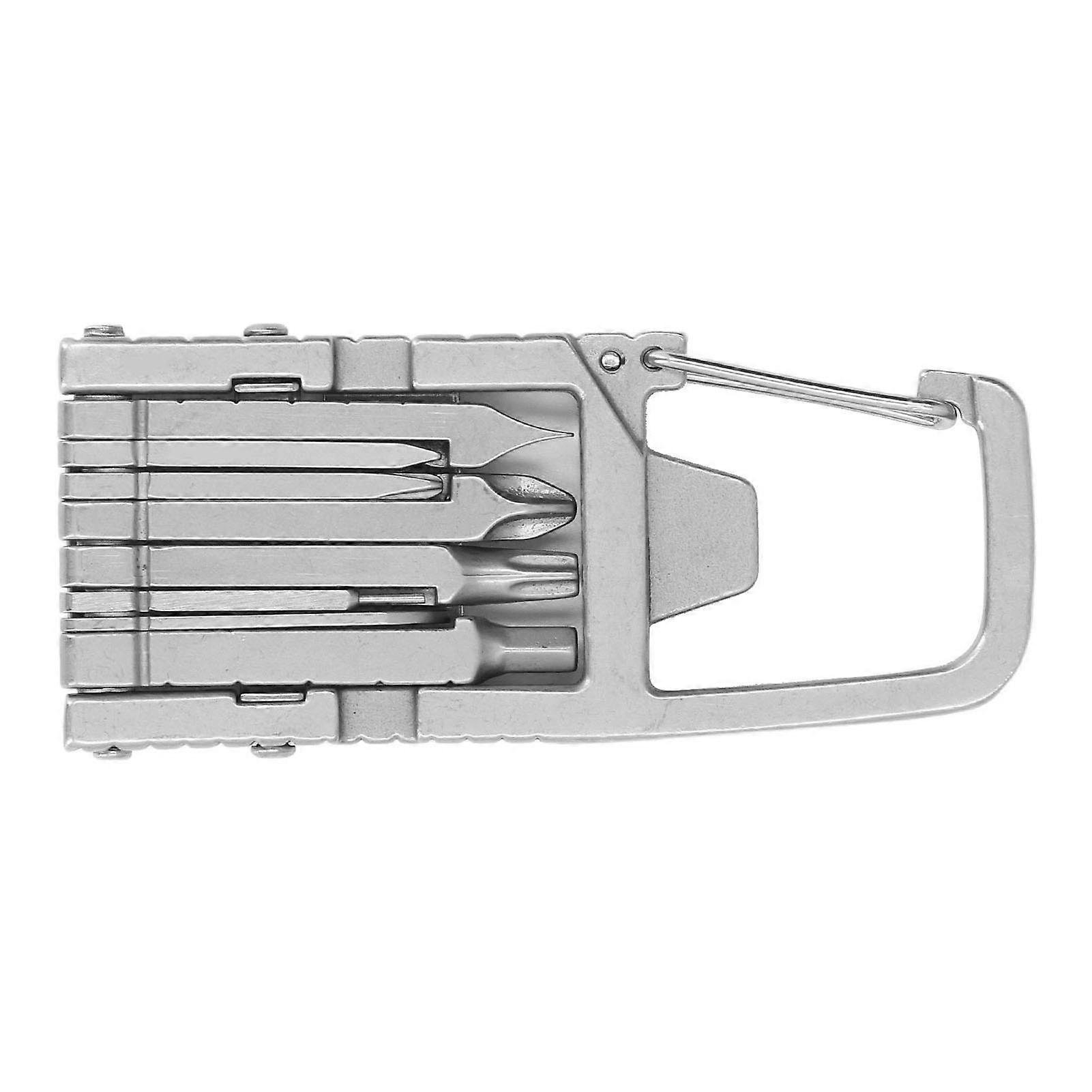 Keychain Multitool 12 in 1 Folding Multi Tool Stainless Steel Outdoor ...