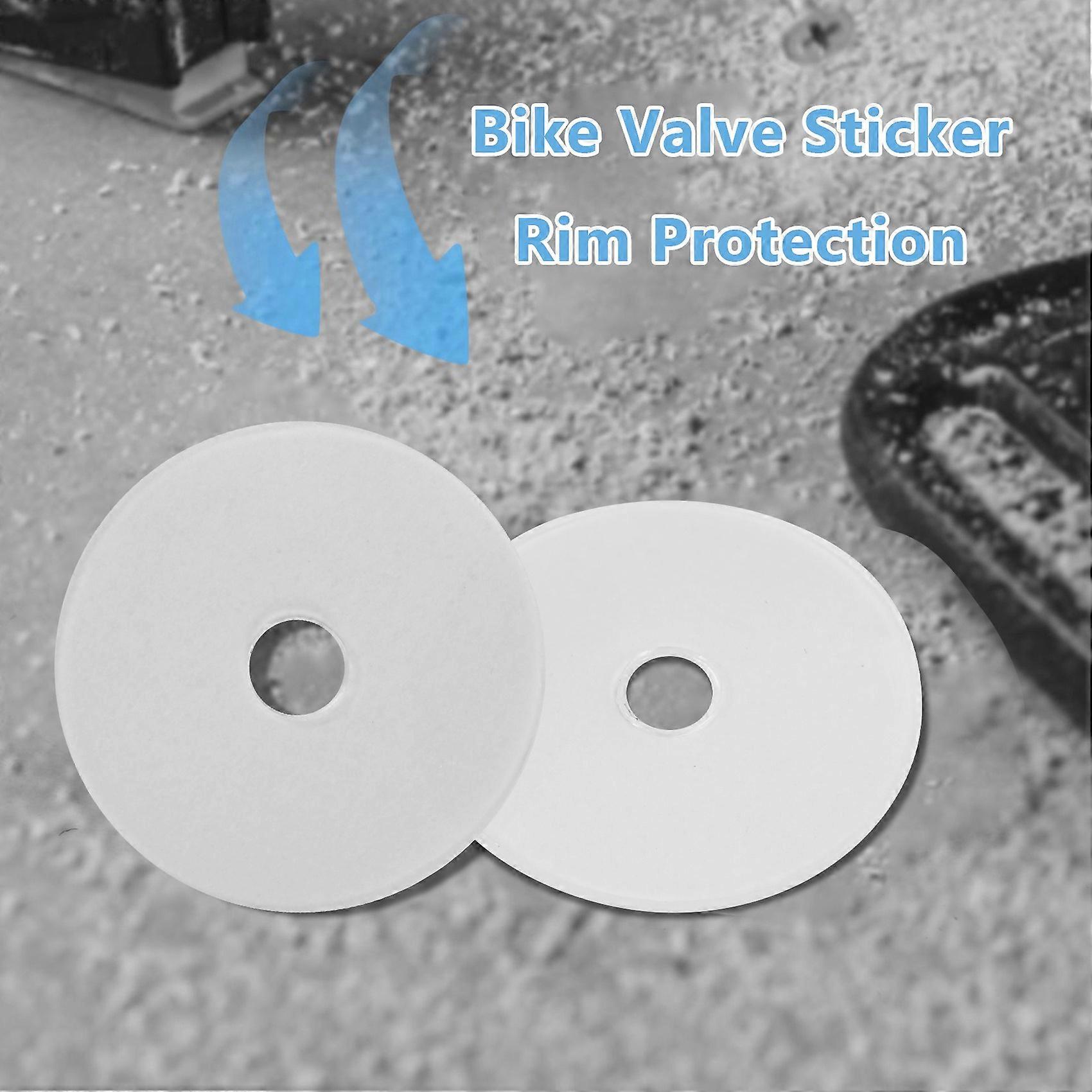 30Pcs/Set Bike Presta Valve Sticker Rim Protection Gas Nozzle Glue Pad ...