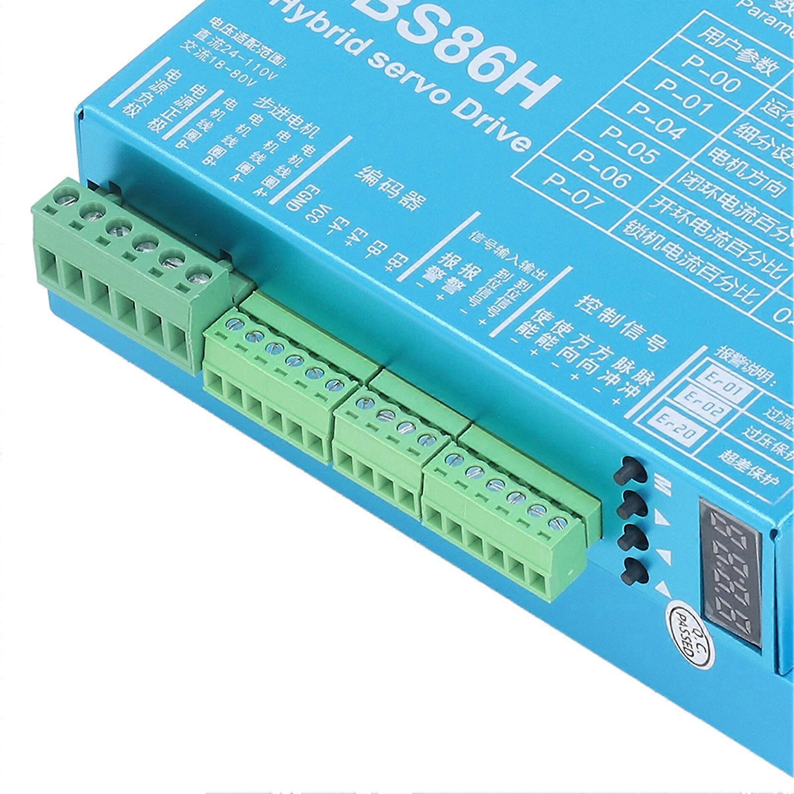 Closed Loop 86 Stepper Motor Driver Digital Display Motor Controller 24 ...