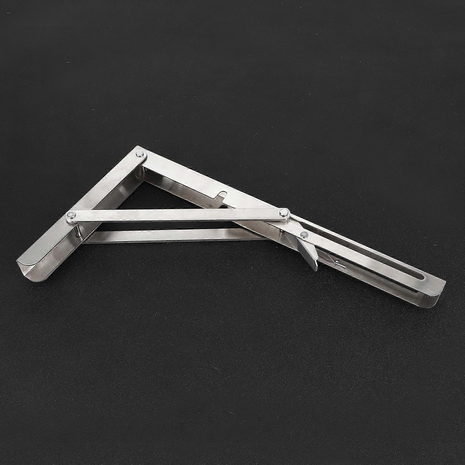 Pair of 12in Triangular Foldable Bracket 330lb Bearing Collapsible ...