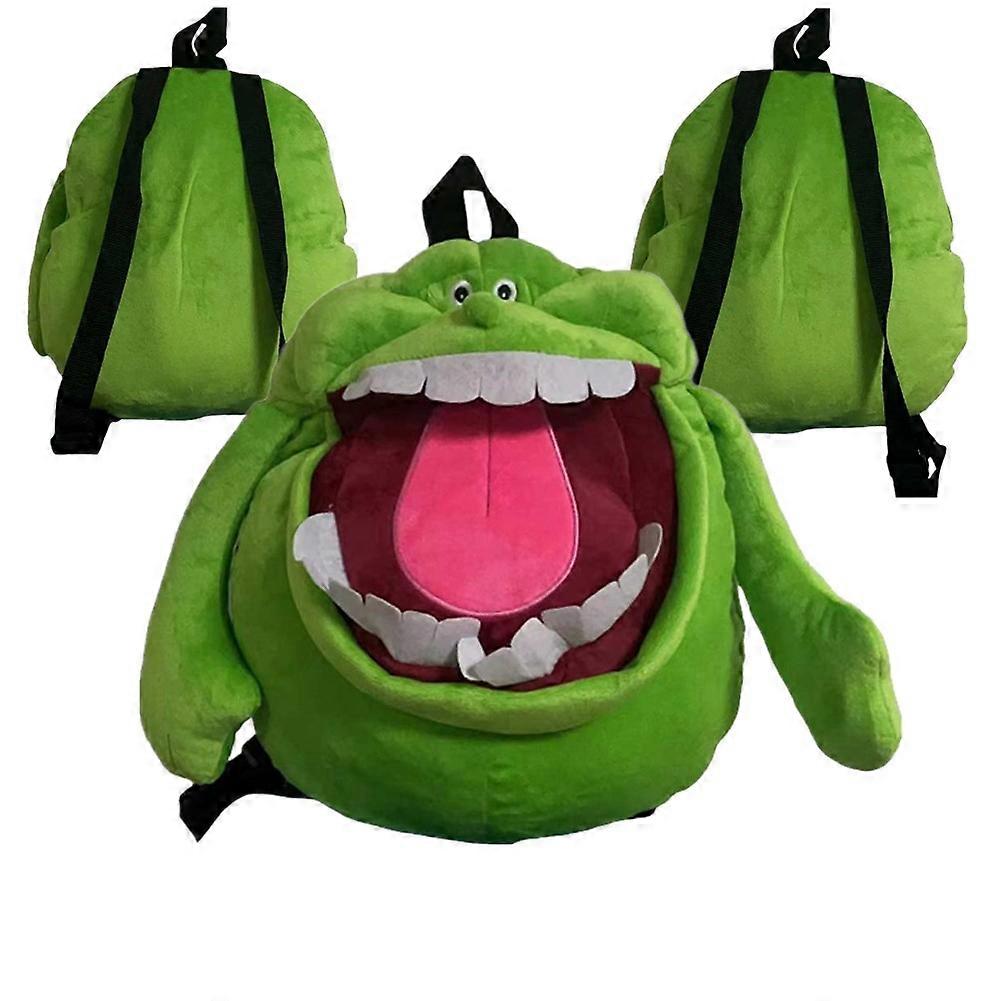 Slimer Ruck sack Cosplay 3D Print Bag Plush Backpack Anime Cartoon ...