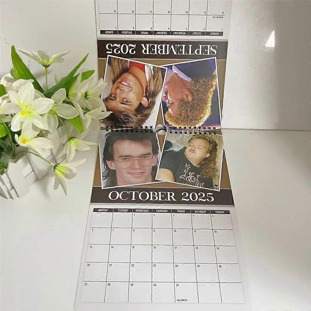 2025 World'S Greatest Mullets Wall Calendar Wall Planner Calendar Funny ...