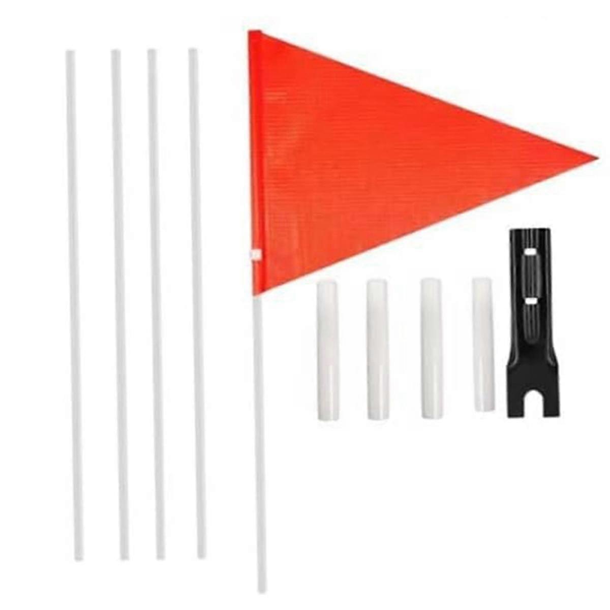 Bike Safety Flag Kid Bike Trailer Flag Reflective Children Flag with ...