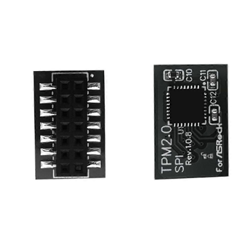 TPM 2.0 Encryption Security Module Remote Card 14 Pin SPI TPM2.0 Security Module for Motherboard ...