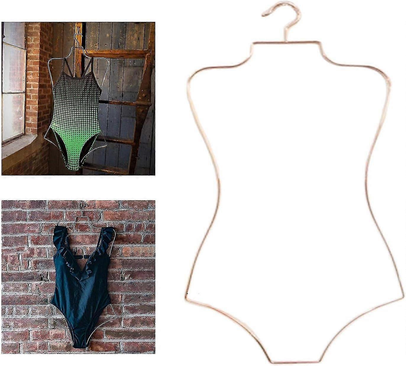 Body Shape Swimsuit Hanger, Kids Wardrobe Organizer Beachwear Rack ...