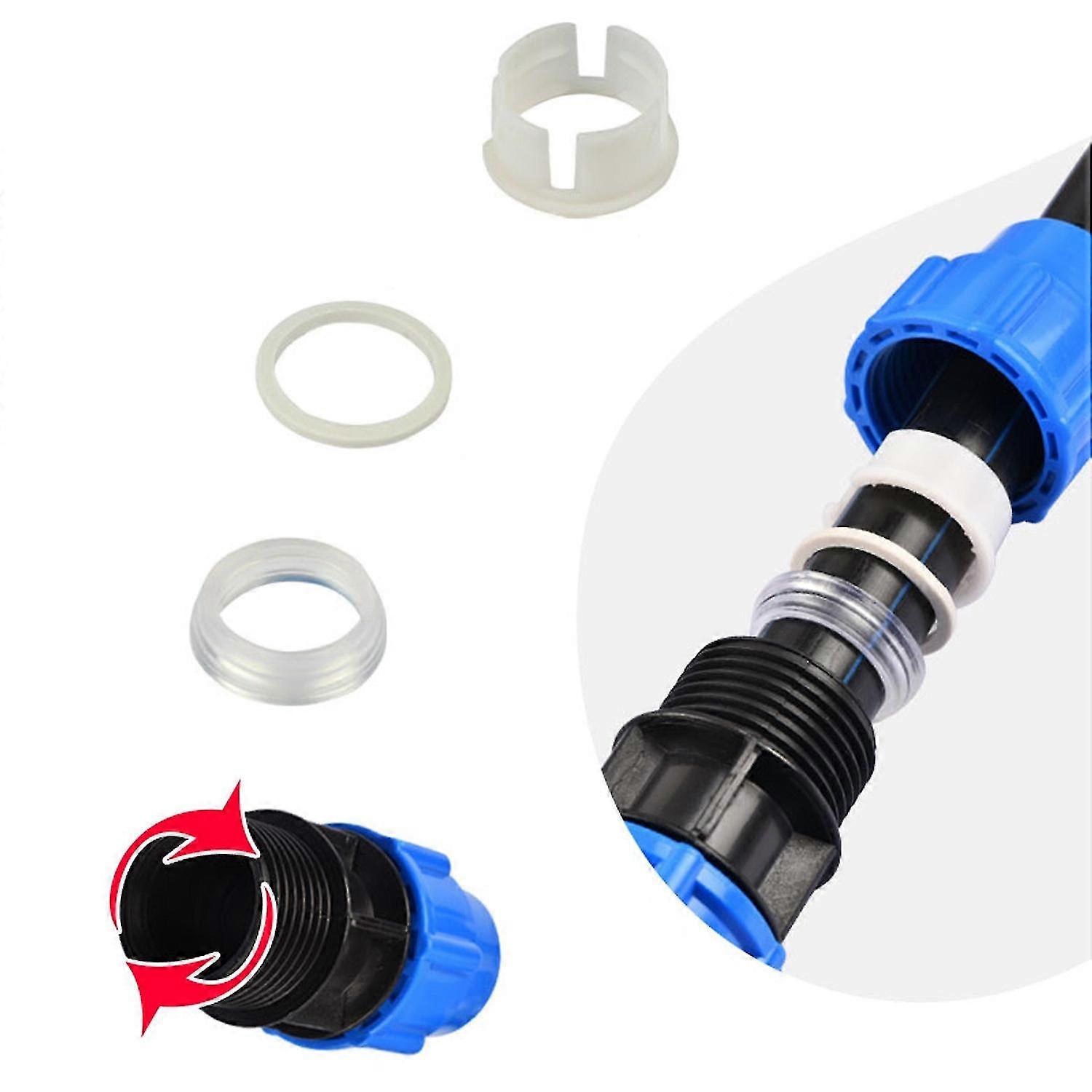 Pe Connector Pipe Fittings 32mm Water Tube Direct Connection Joint Fast ...