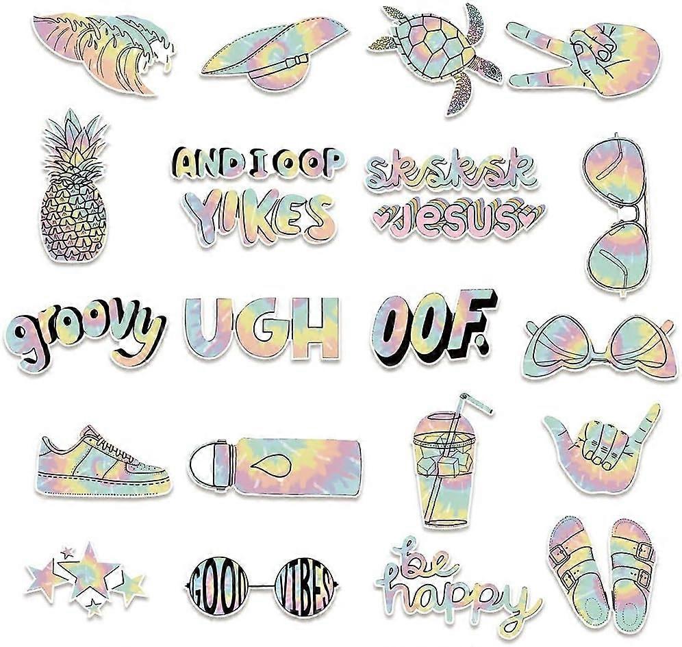 50PCS Vsco Gradient Stickers for Kids Teens Girls,Laptop Stickers ...