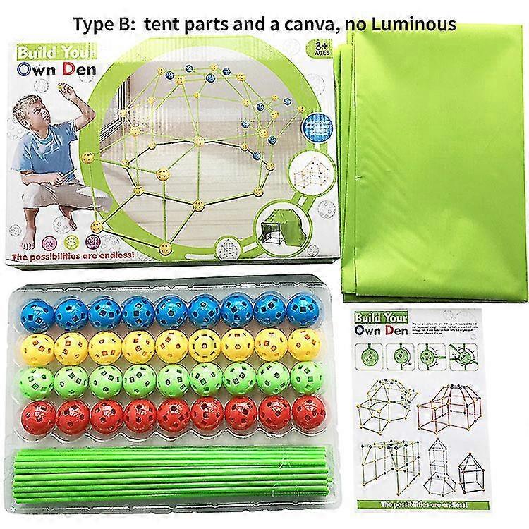 DIY Construction Fort Building Kits for Kids Building Fortress Building ...