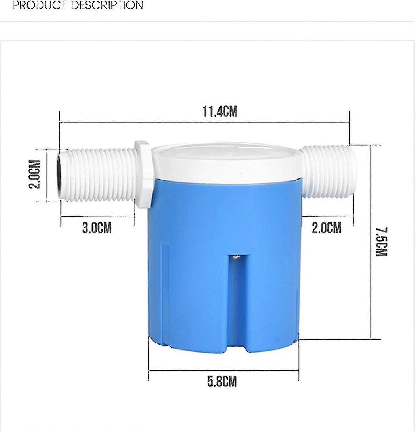 Automatic Water Level Float Valve, Side Inlet Integrated Built-in Float ...