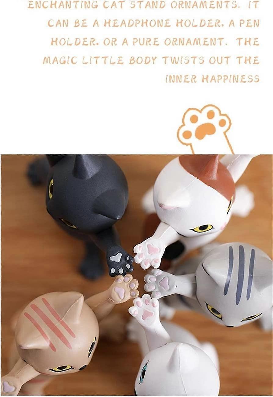 5PCS Dancing Cat Earphone Stand for AirPods 1/2/3, Cat Coffin Dance ...