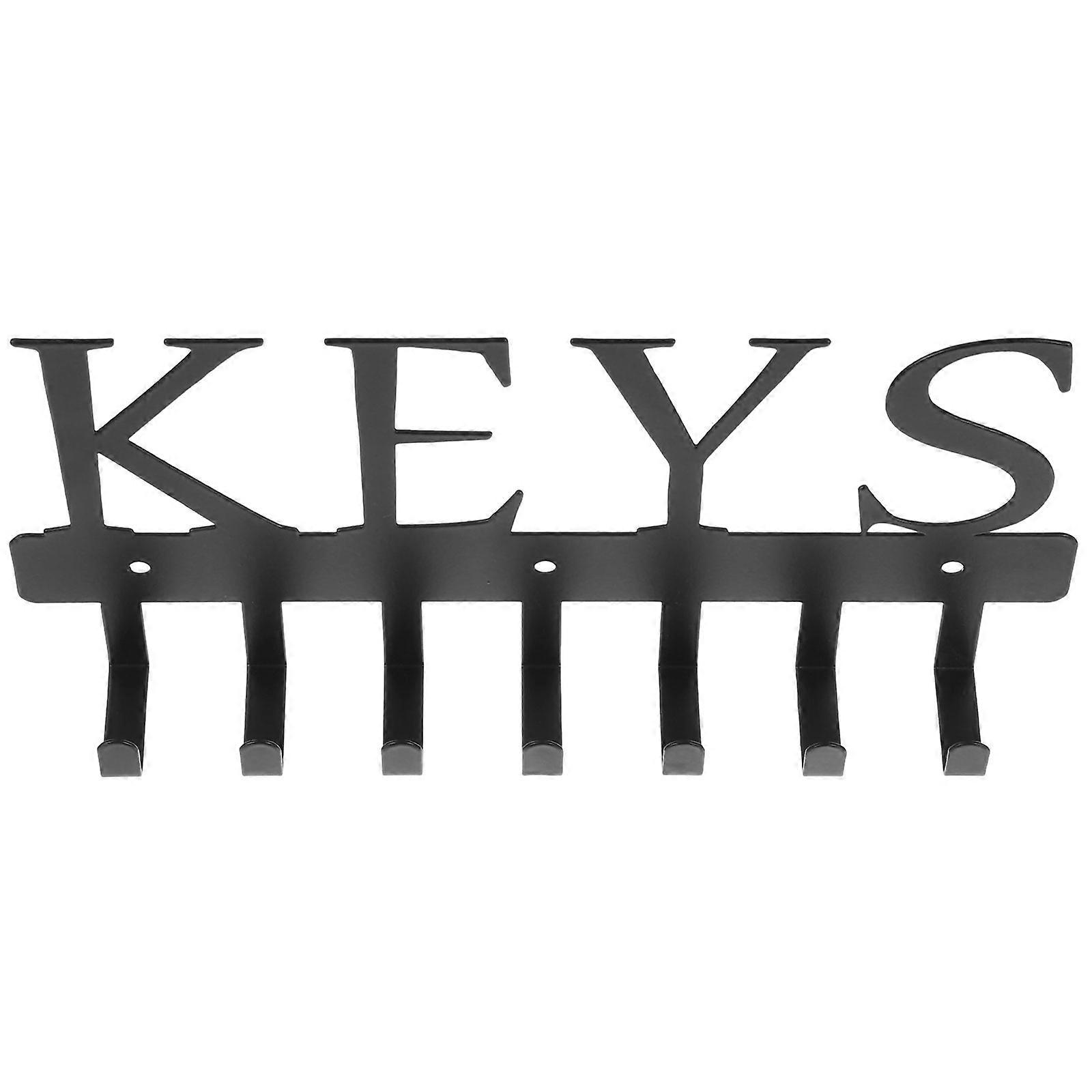 Wall Mounted Key Holder Metal Key Hanger Rack Jewelry Hanger Organizer ...