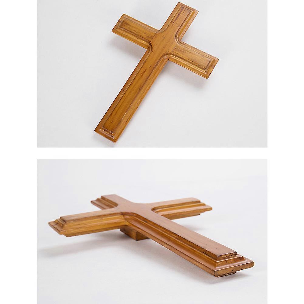 Wood Wall Mounted Cross Wooden Wall Cross Ideal Gift Decoration For ...