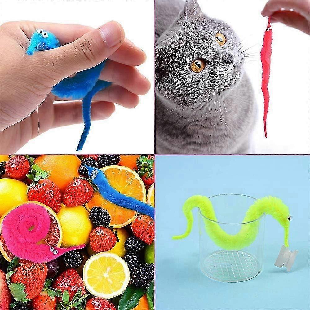 Worm on a String, 24 Pack Wiggly Magic Worms Bulk, Invisible Twisty ...