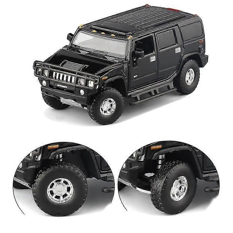 1/32 Hummer H2 Suv Off Road Toy Car Jkm Diecast Metal Miniature Model ...