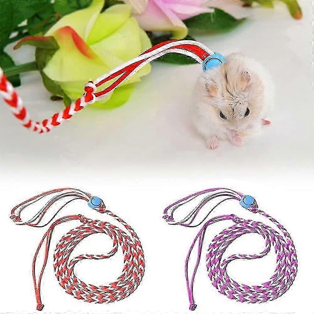 4 Pcs Hamster Harness And Leash Pet Hamster Harness Adjustable Pet ...