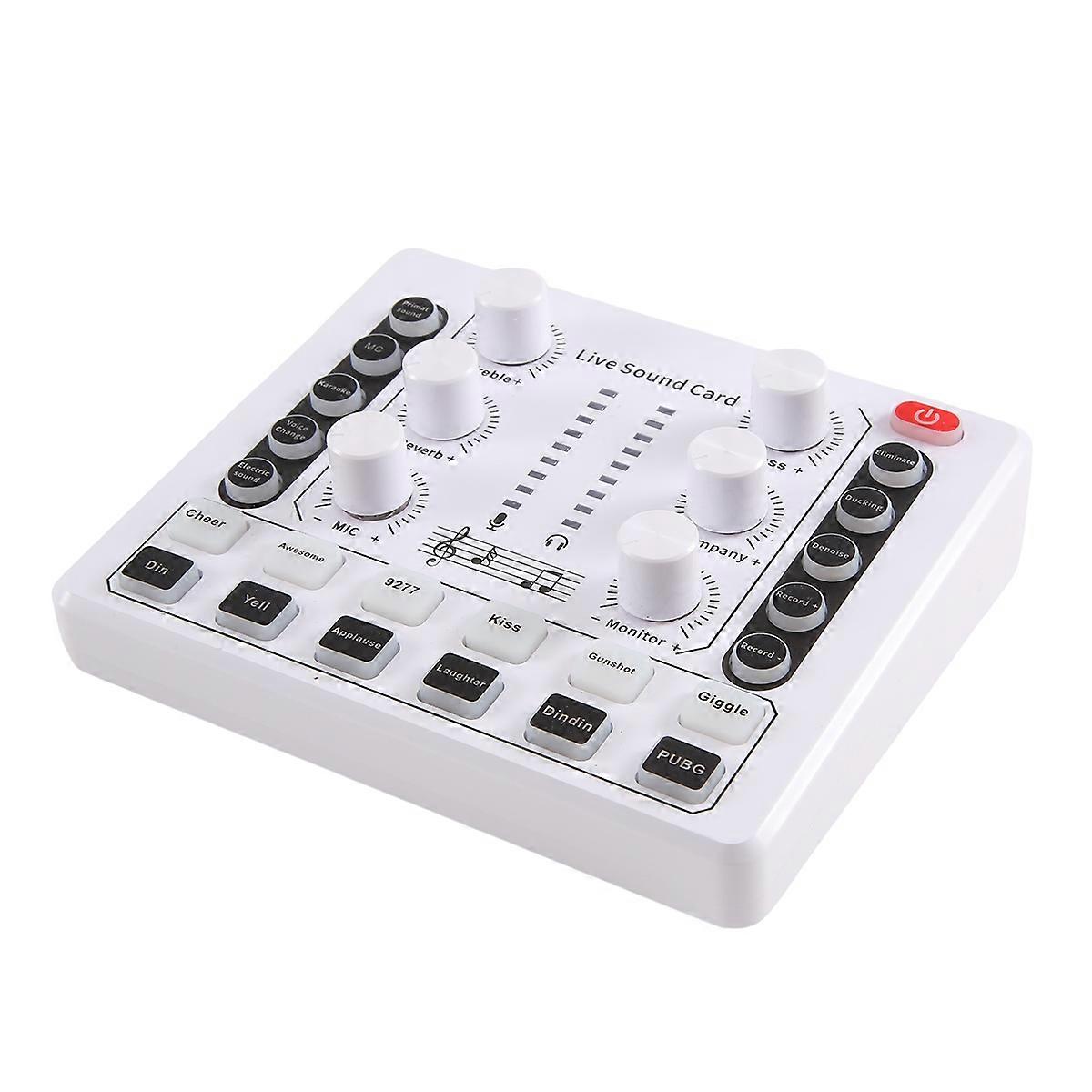 M8 Audio Interface Podcast Equipment Caster, With Premium Mic Preamp ...