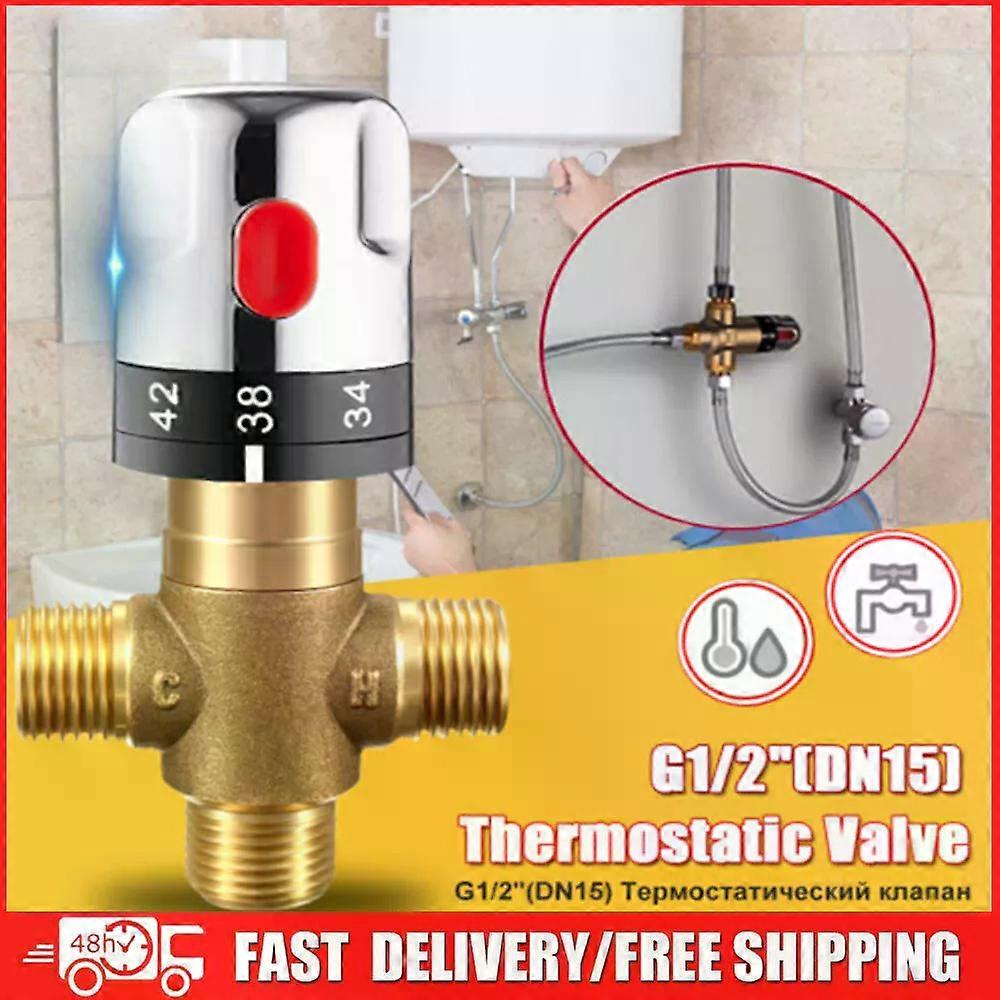Water Temperature Mixing Valve Thermostatic Shower Mixer Controls ...
