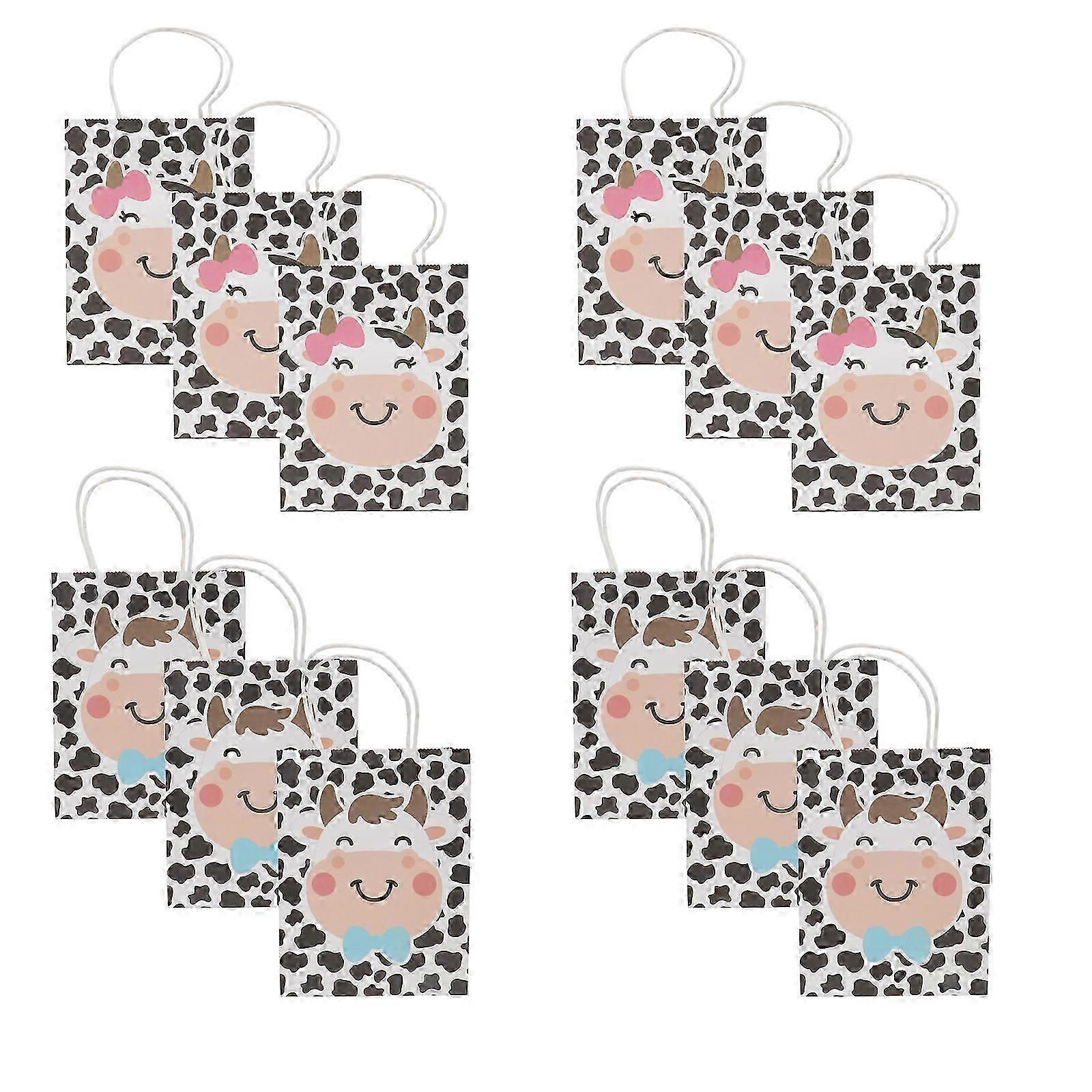 12 Pcs Cake Containers Paper Gifts Bags Paper Candy Bags Party Gift ...