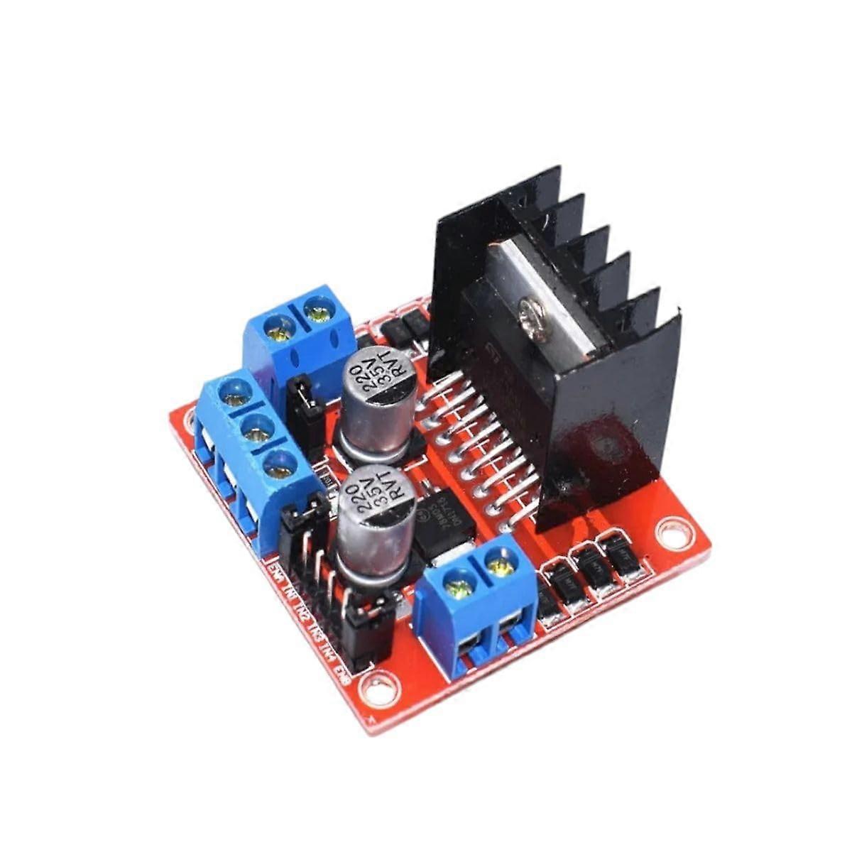L298N Motor Driver Board Module for Stepper Motors, Compatible with ...