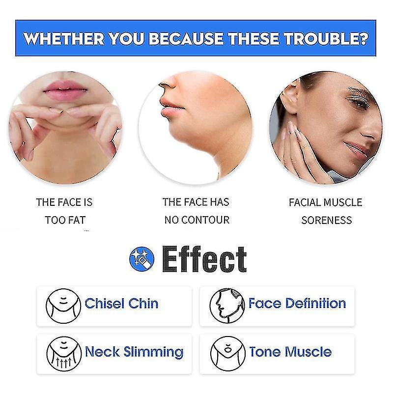 Kingseven Double Chin Reducer Mandibular Exercise Ball Mandibular Trai ...