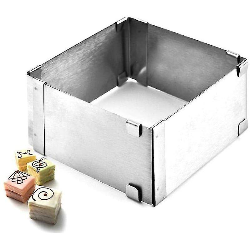 Rectangular Baking Frame, Adjustable, Made Of Stainless Steel. Square ...