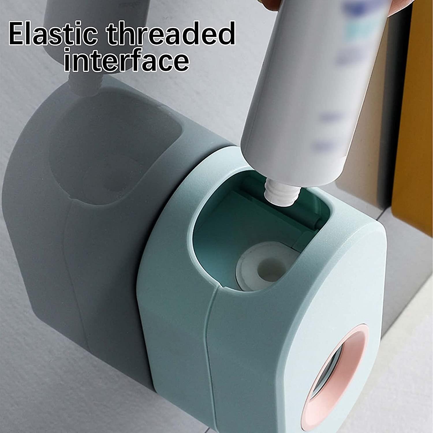 Wall Mounted Toothpaste Dispenser, 2 In 1 Toothpaste Dispenser ...