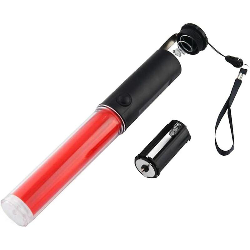 2x Durable Plastic Red Color Fluorescent Light Sticks for Road Signage ...