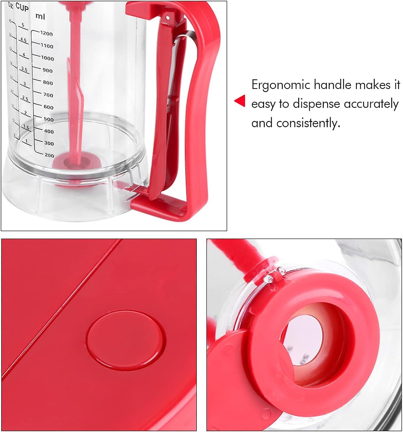Electric Batter Mixer Dispenser, Cordless Battery Powered Waffle ...