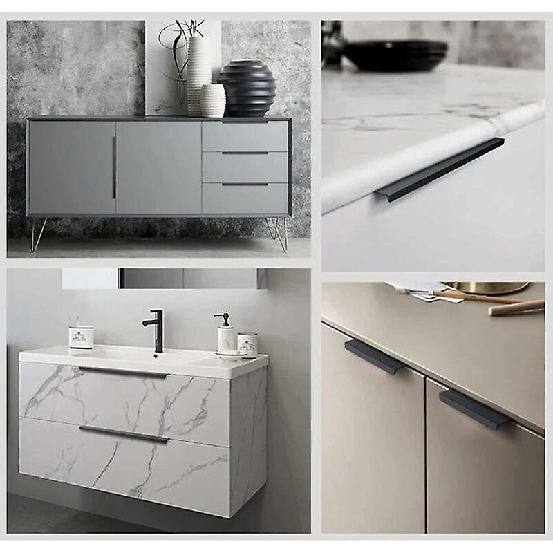 8 Concealed Recessed Kitchen Cabinet Knobs, Invisible Cabinet Knobs ...