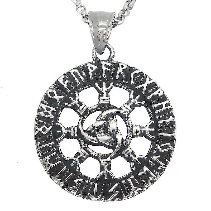 Fashion Retro World Tree Slavic Rune Pattern High Quality Metal Large ...