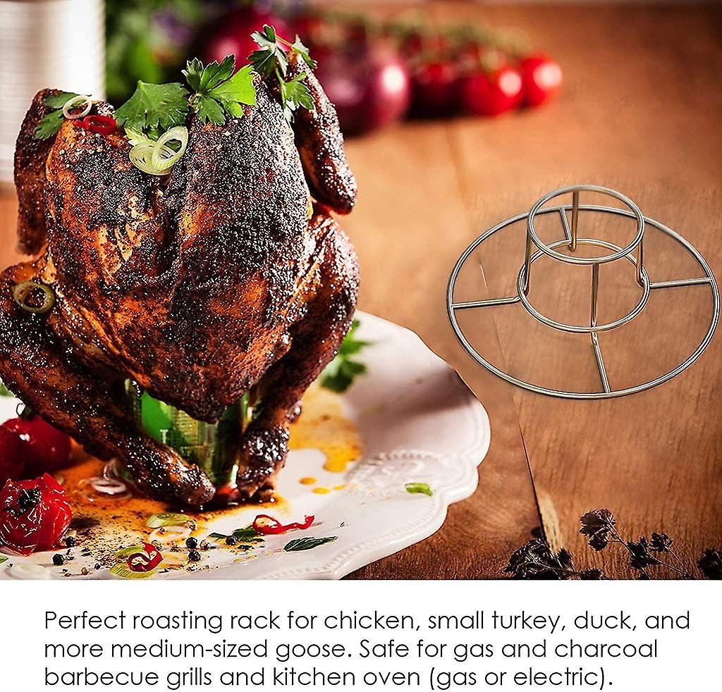 can chicken rack, 304 stainless steel, grill stand for grill, oven ...