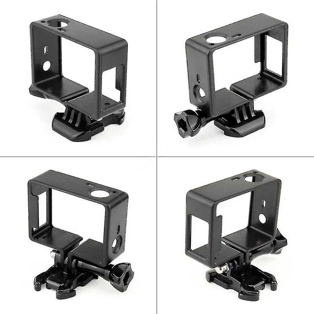 Black Standard Frame Border Housing Case Mount For Gopro Hero 3 Hero 3 ...