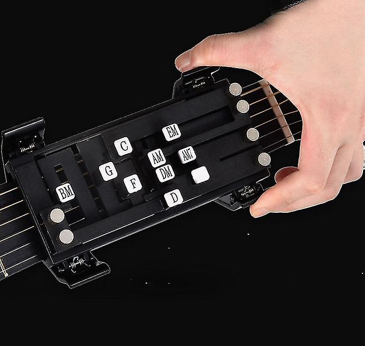 white Upgraded One-key Guitar Chord Trainer Chord Learning Assisted ...