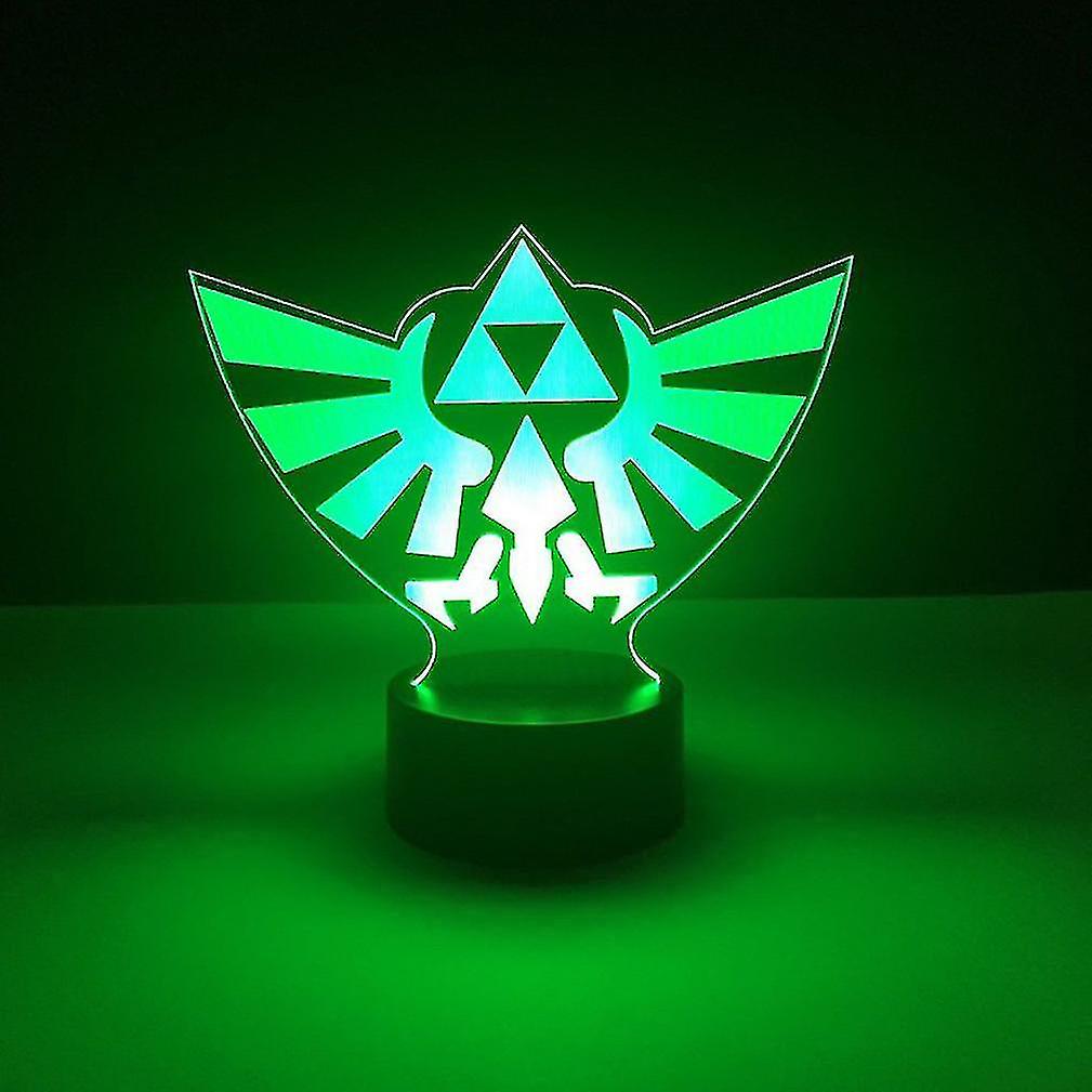 Legend Zelda 3d Led Night Light Kids Bedroom Nightlight Anime Lamp ...