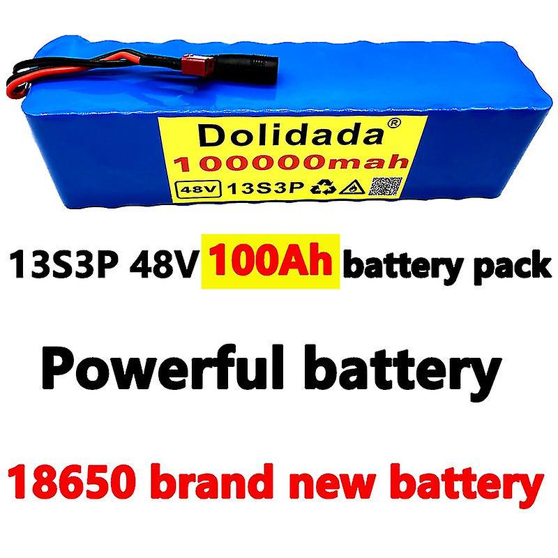Electric Bicycle Battery 48V 100Ah 18650 Lithium Ion Battery Pack 13 ...