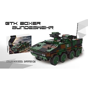 Världskrigsmilitär 1:30 skala pansarbil Moc Batisbricks Block Ww2 Army ...