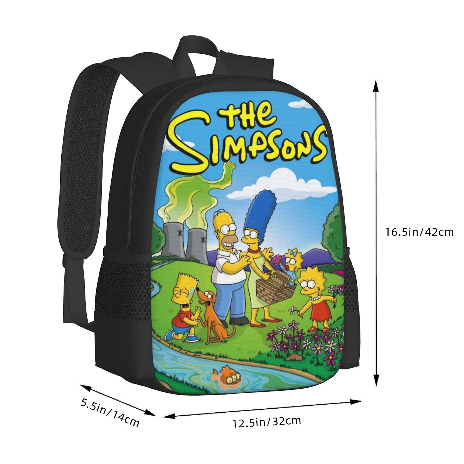 The Simpsons Backpack,Laptop Backpack Lightweight Casual DaypackMulti ...