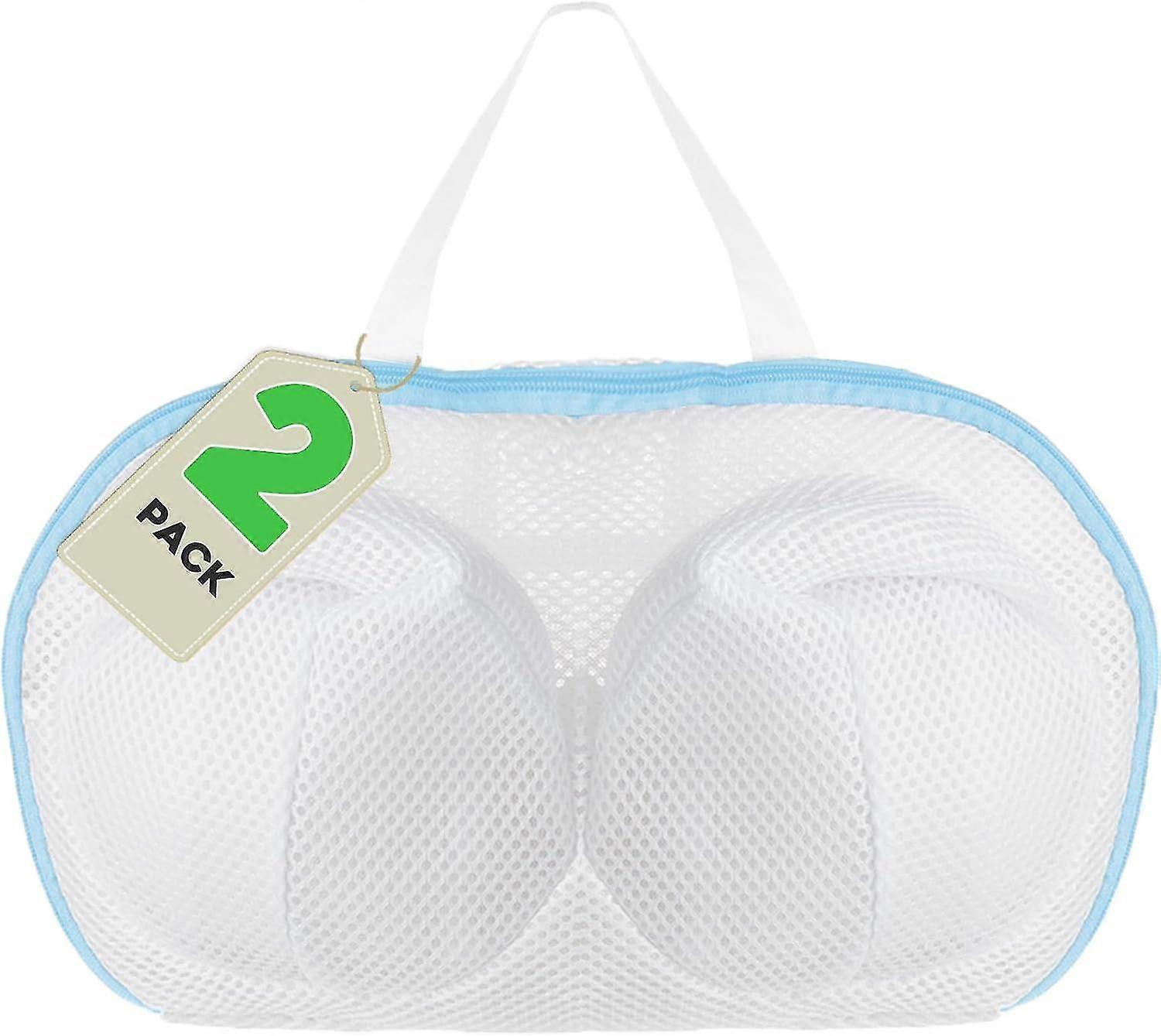 Extra-large Bra Laundry Bags For Washing Machine - Set Of 2 Bra Washing ...