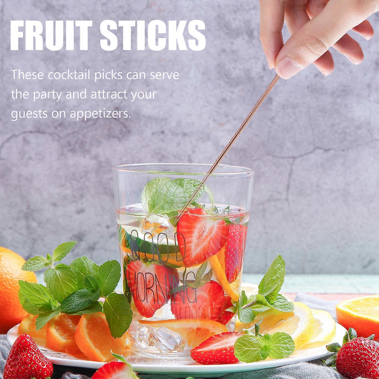 9 Pcs Martini Olives Finger Food Sticks Fruit Picks Fruit Sticks Party ...