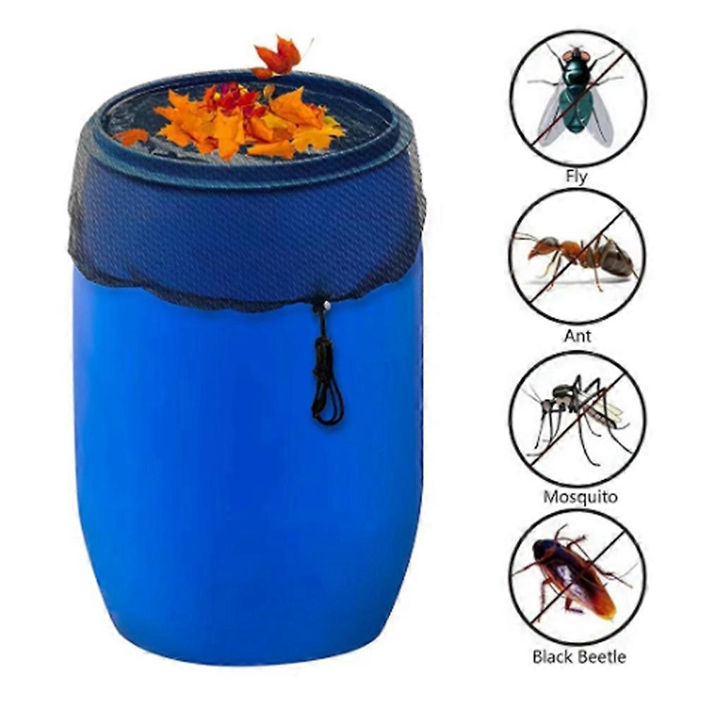 Mesh Cover Netting for Rain Barrels Water Collection Buckets Cover ...