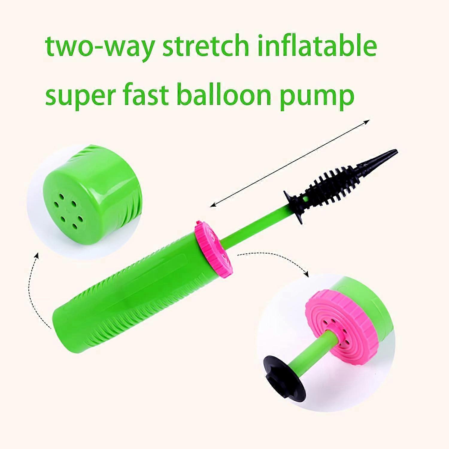 Handheld Balloon Pump Two-Way Dual Action - Effortlessly Inflate ...