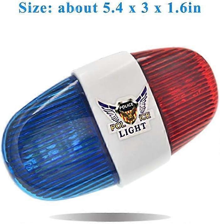 Bicycle Police Sound Light -GAOZHI new police 6-LED Strobe Blue Red ...