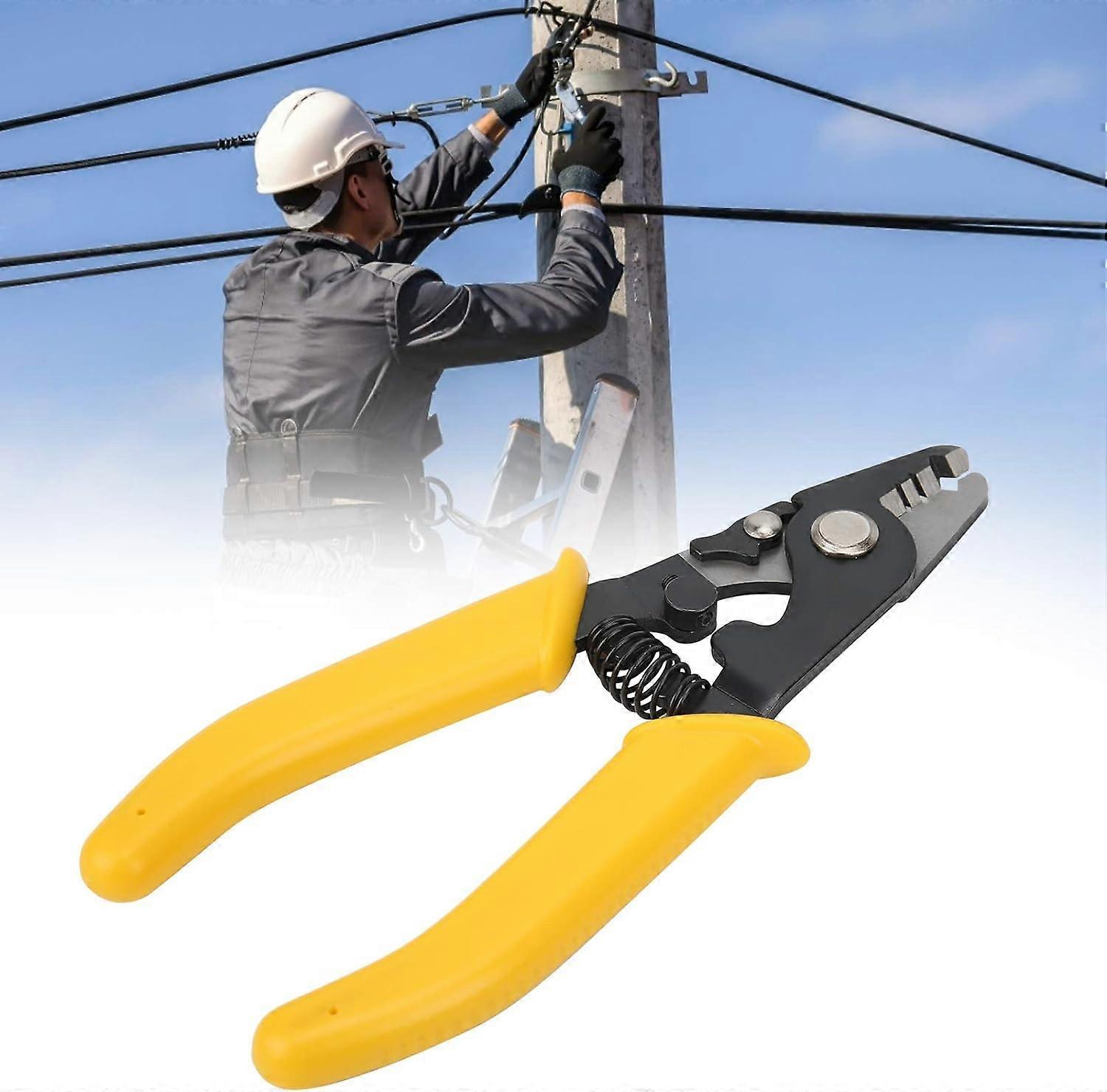 Wire Stripper, Cfs-3 Fiber Stripper Pliers Durable High Hardness 3 Hole ...