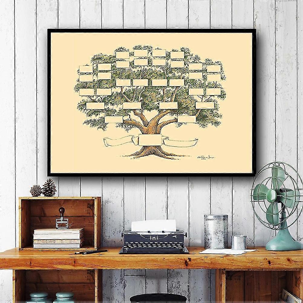 Family Tree Chart 6 Generations Family Tree Chart For Family History ...