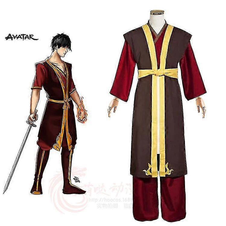 Halloween Cos Stage Costume, Avatar The Last Airbender, Prince Zuko ...