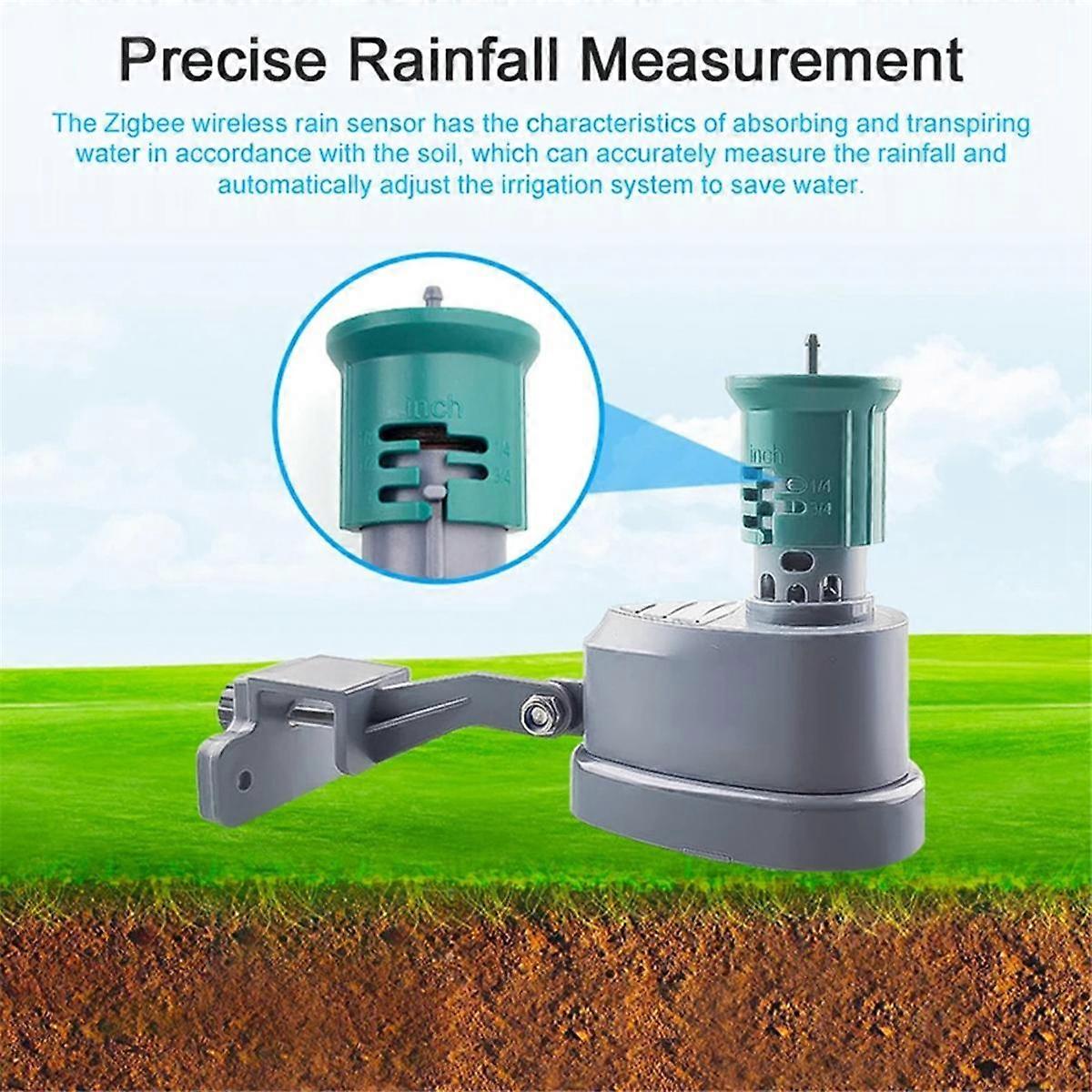 ZigBee Wireless Rain Sensor Adjustable Setting Cyclic Timing Irrigation Device Intelligent ...