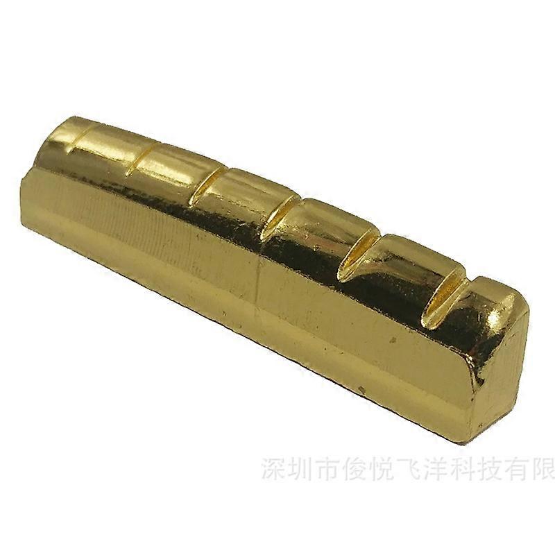 Brass 6 String Acoustic Guitar Bridge Nut and Saddle | Fruugo UK