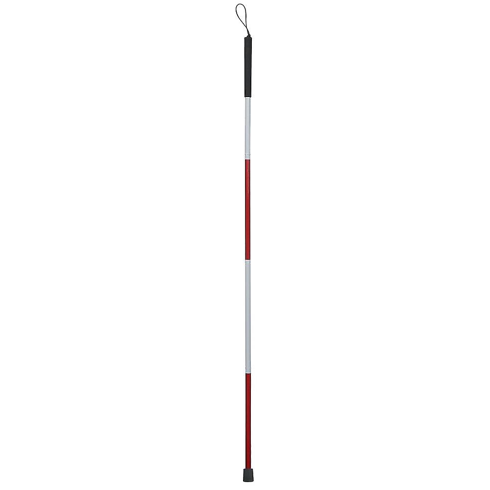 Folding Blind Stick 4 Sections Folding Blind Guide Cane Aluminum ...