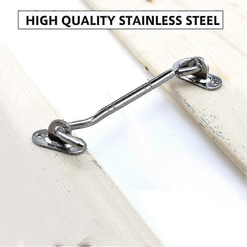 Storm Hook, Hook Lock Stainless Steel 2 Pieces, Cabin Hook For The ...